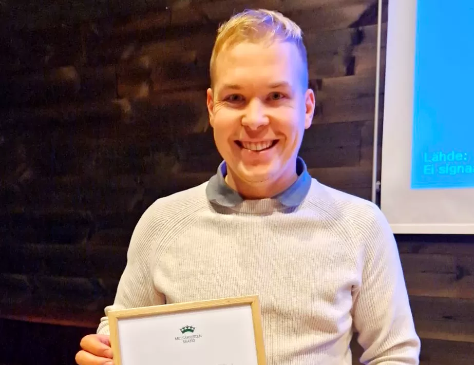 Arttu Kitola sai metsämiesstipendin | Vakka-Suomen Sanomat